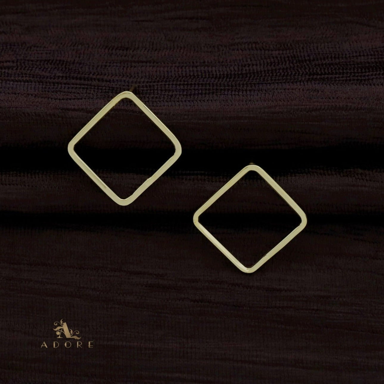 Athena Golden Diamond Earring – Adore By Priyanka