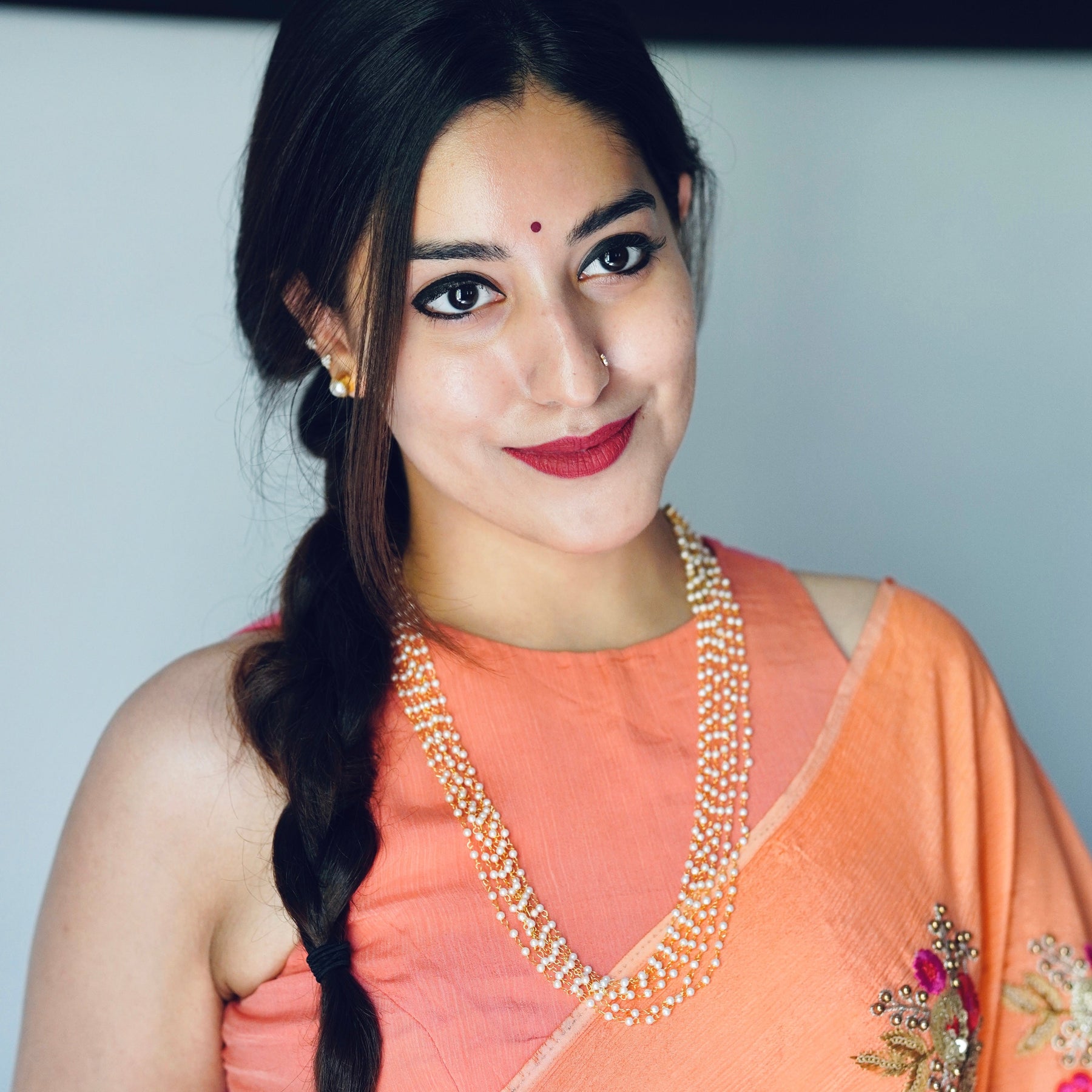 Carly Pearl 6 Layer Neckpiece – Adore By Priyanka