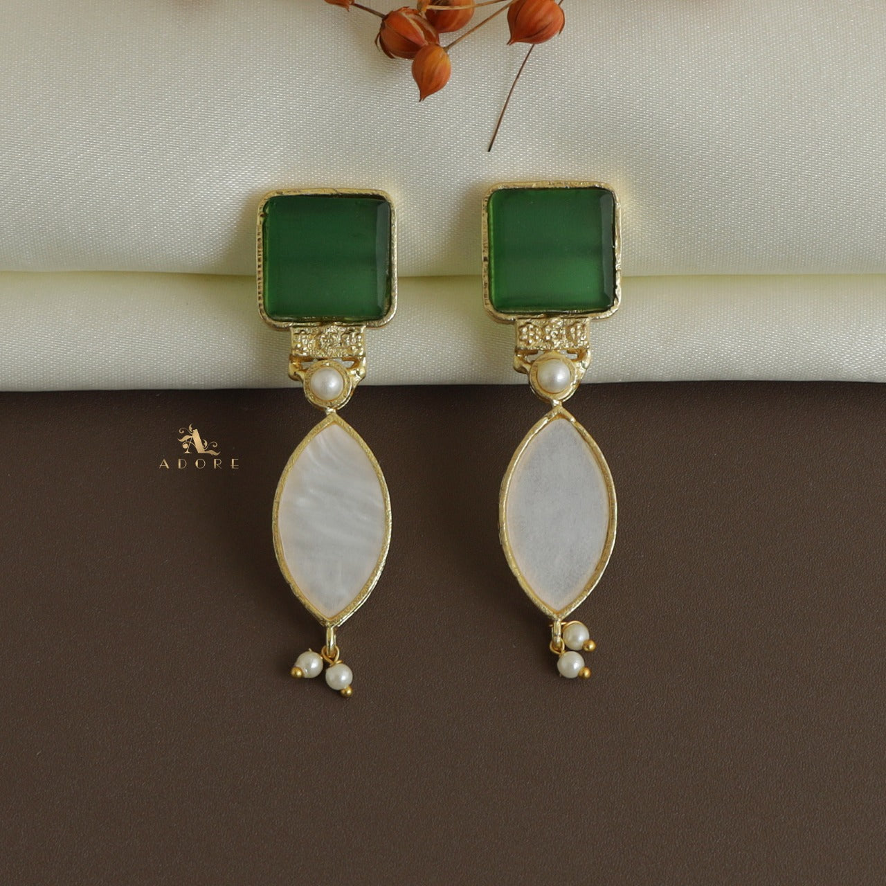 Ellipsa MOP Earring – Adore By Priyanka